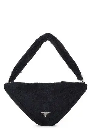 Prada Terry Cloth Triangle Shoulder Bag