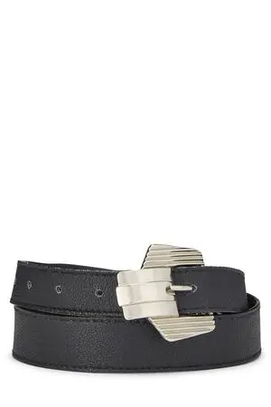Versace Leather Belt - Black