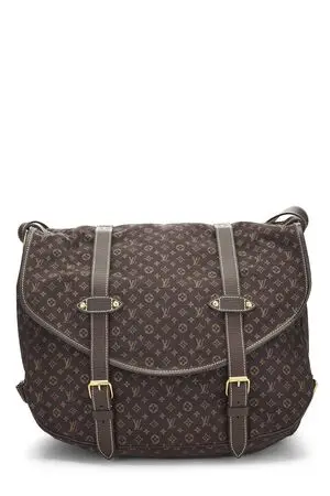 LOUIS VUITTON Monogram Mini Lin Saumur 43