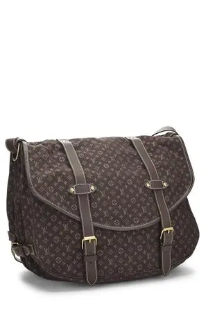 LOUIS VUITTON Monogram Mini Lin Saumur 43