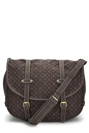 LOUIS VUITTON Monogram Mini Lin Saumur 43