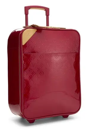 LOUIS VUITTON Cerise Vernis Pegase 45 Suitcase