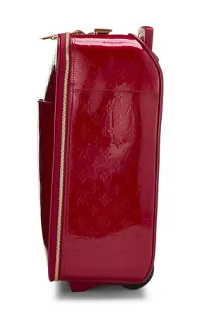 LOUIS VUITTON Cerise Vernis Pegase 45 Suitcase
