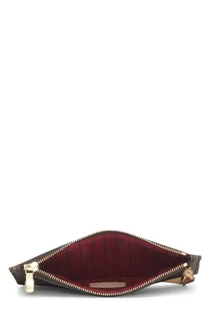 LOUIS VUITTON Monogram Neverfull Pouch - Pink