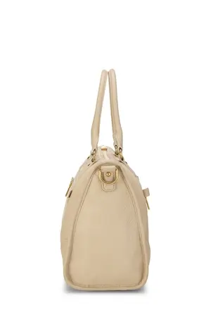 Prada Vitello Daino Convertible Zip Handbag