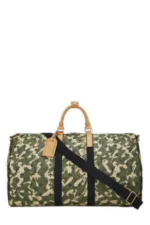 LOUIS VUITTON Keepall Bandouliere 55 - Green