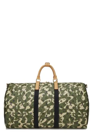 LOUIS VUITTON Keepall Bandouliere 55 - Green