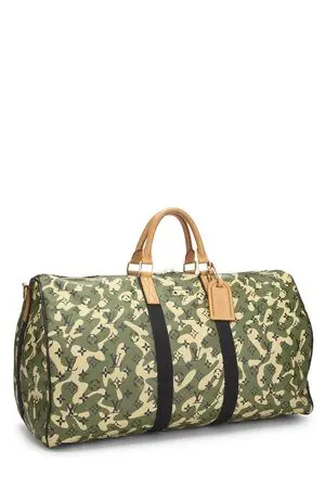LOUIS VUITTON Keepall Bandouliere 55 - Green