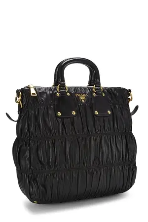 Prada Nappa Gaufre Convertible Handbag