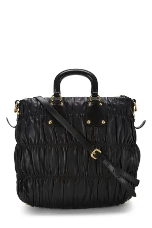 Prada Nappa Gaufre Convertible Handbag