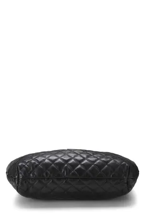 Saint Laurent Lambskin Icare Shopping Tote - Black