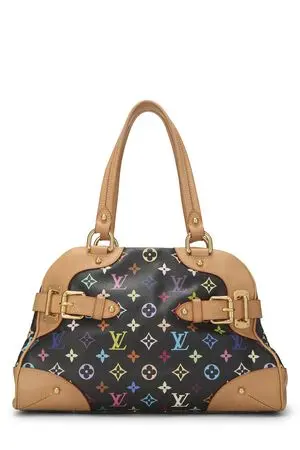 LOUIS VUITTON Takashi Murakami Monogram Multicolore Claudia - Black