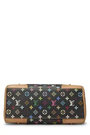 LOUIS VUITTON Takashi Murakami Monogram Multicolore Claudia - Black