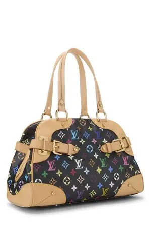 LOUIS VUITTON Takashi Murakami Monogram Multicolore Claudia - Black