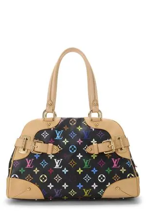 LOUIS VUITTON Takashi Murakami Monogram Multicolore Claudia - Black