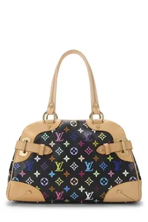 LOUIS VUITTON Takashi Murakami Monogram Multicolore Claudia - Black