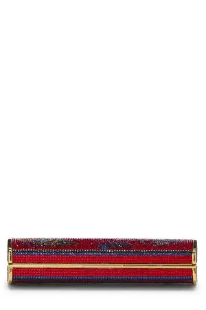 Judith Leiber Crystal Minaudiere Clutch