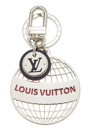 LOUIS VUITTON Globe League Bag Charm - Silver