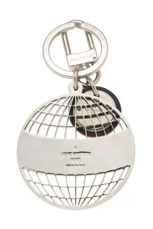 LOUIS VUITTON Globe League Bag Charm - Silver
