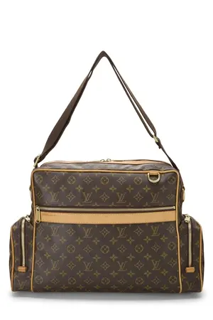 LOUIS VUITTON Monogram Sac Squash Messenger Bag - Brown
