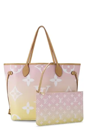 LOUIS VUITTON Monogram Giant The Pool Neverfull Nm Tote - Orange