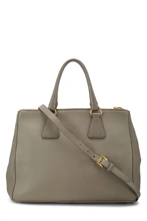 Prada Vitello Daino Double Zip Handbag