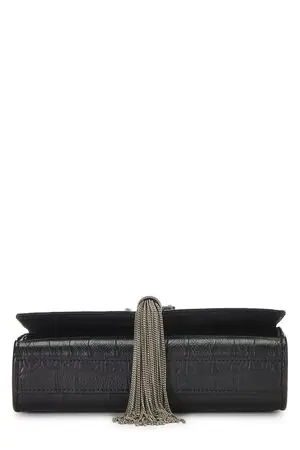 Saint Laurent Embossed Kate Tassel