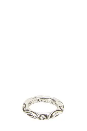 Chrome Hearts Sterling Cross Scroll Ring