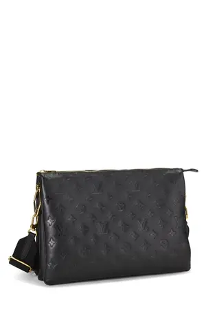 LOUIS VUITTON Monogram Leather Coussin