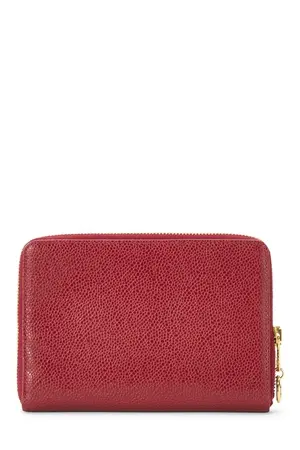 Chanel Caviar 'cc' Zip Around Wallet - Red