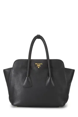 Prada Vitello Daino Convertible Top Handle Bag
