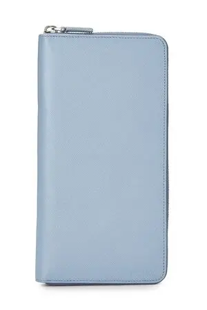 Prada Saffiano Zippy Organizer - Blue