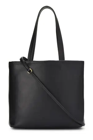 Prada Calfskin Tote With Logo