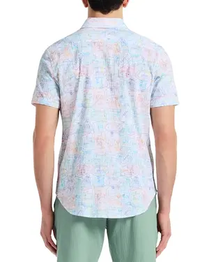 Robert Graham Passport Seersucker Classic Fit Button Down Shirt