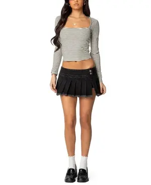 EDIKTED Gabriela Pleated Mini Skort