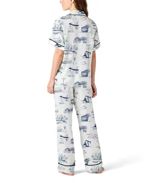 KATIE KIME Houston Toile Pajama Pants Set