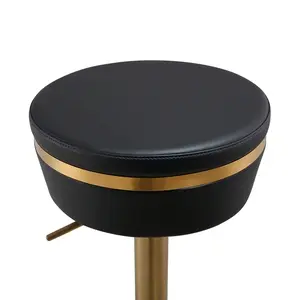 TOV FURNITURE Astro Performance Faux Leather Adjustable Stool