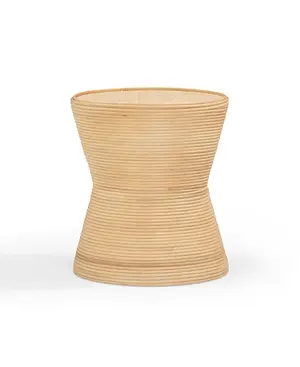 TOV FURNITURE Henri Rattan Side Table - Natural
