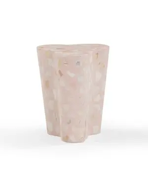 TOV FURNITURE Slab Terrazzo Side Table