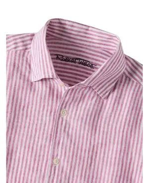 Robert Talbott Morgan Stripe Linen Shirt