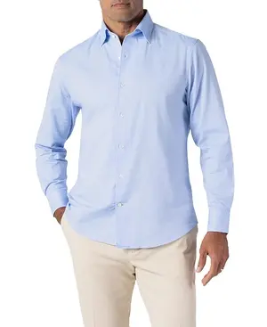 Robert Talbott Morgan Pinpoint Oxford Shirt - Blue Oxford
