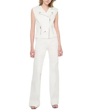 AS By DF Casablanca Straight Leg Jeans In Wash Denim