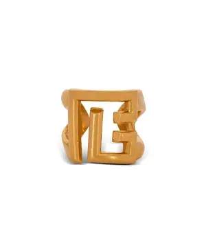 Balmain Brass Sync Pb Ring - Gold