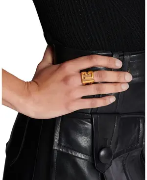 Balmain Brass Sync Pb Ring