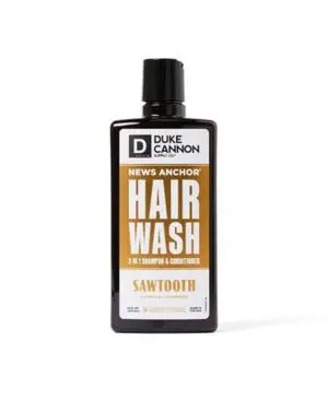 DUKE CANNON 14oz News Anchor 2 In 1 Hair Wash - Sawtooth
