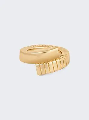 IVI Wide Joia Twist Ring - Gold
