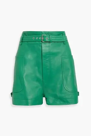 Isabel Marant Xike Leather Shorts