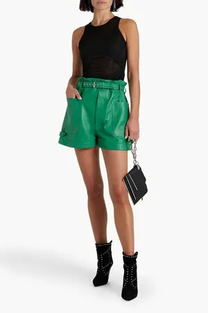 Isabel Marant Xike Leather Shorts