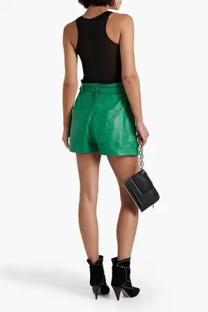 Isabel Marant Xike Leather Shorts