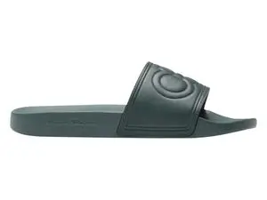 FERRAGAMO Groove Slide - Green